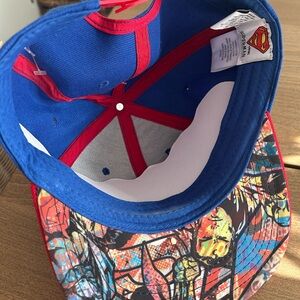 DC Comics | Accessories | Dc Comics Superman Cap Blue And Red | Poshmark